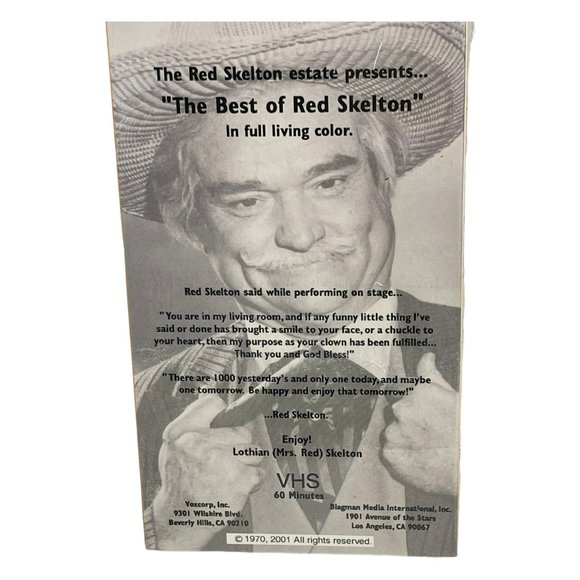 Media | Vintage Sealed Vhs Red The Best Of Red Skelton Authorized By ...